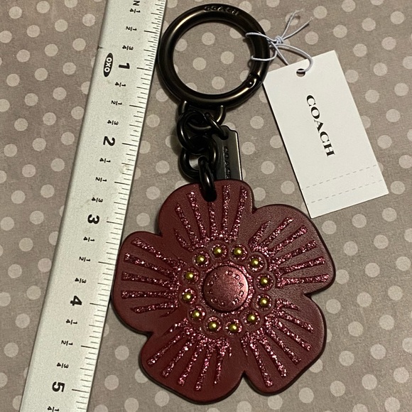 Coach | Bags | Coach Tea Rose Bag Charm 7449 | Poshmark